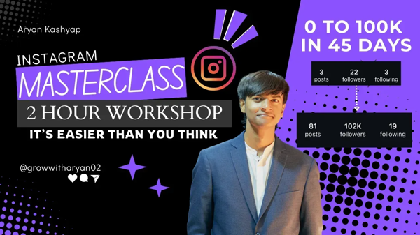 IG MASTERCLASS WORKSHOP