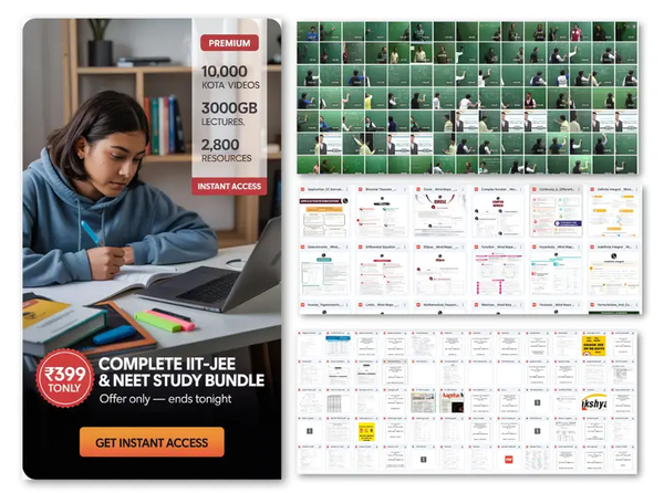 IIT JEE & NEET Exam Study Bundle