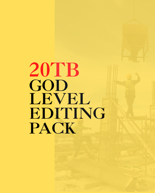 20TB GOD LEVEL EDITING PACK🤌