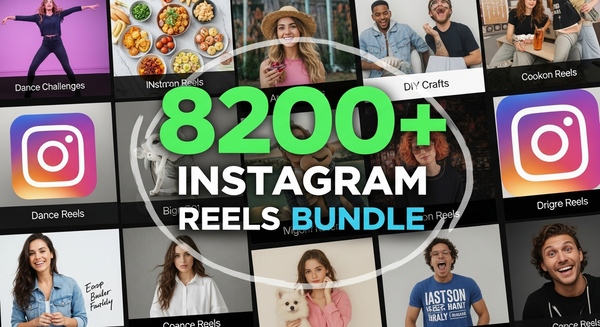 💥 8200+ INSTAGRAM REELS BUNDLE at ₹99