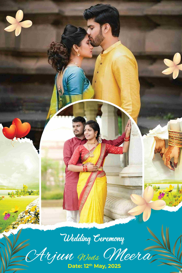 Download 4 Indian Wedding Standee PSD Templates