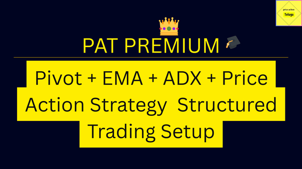 Pivot + EMA + ADX + Price Action Strategy | Structured Trading Setup