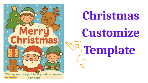 Create Cute & Magical Holiday Template for Kids in Minutes!