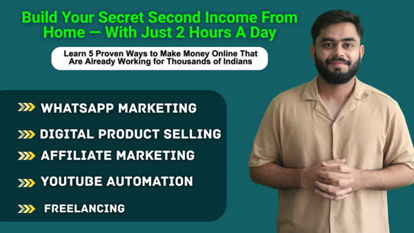 Build Your Secret Second Income From Home — With Just 2 Hours A Day
