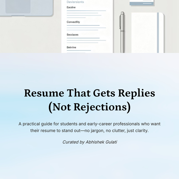Resume That Gets Replies (Not Rejections)