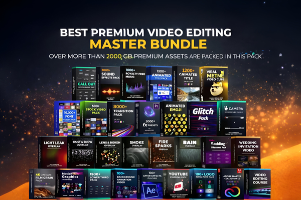 Ultimate Video Editing Creator Vault — 2000GB Premium Assets