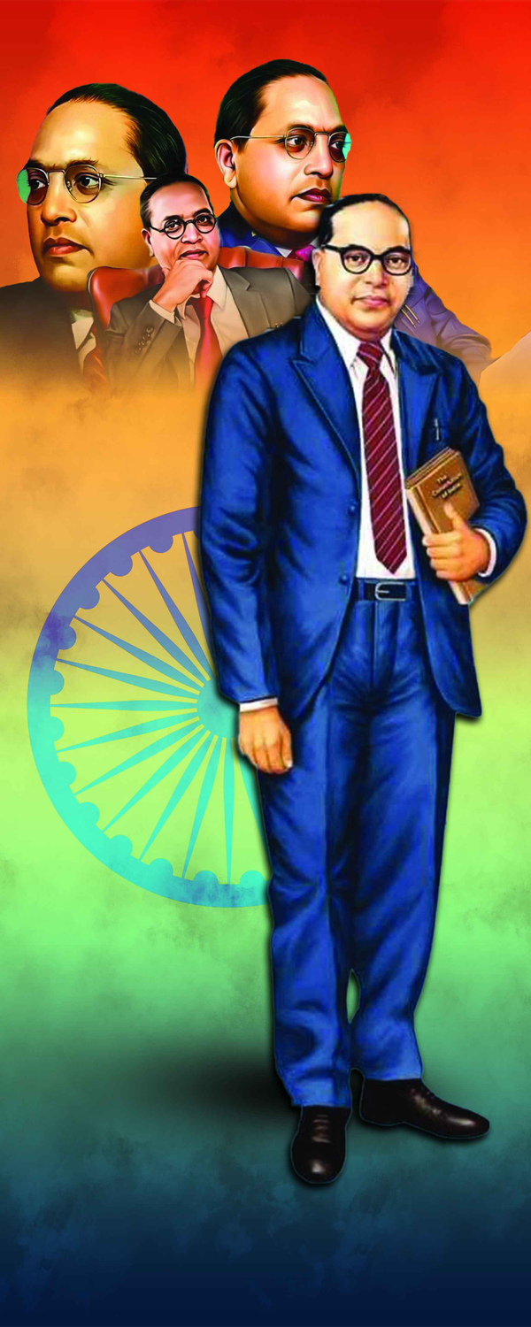 Dr. B. R. Ambedkar flex banner design