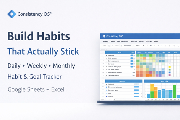Consistency OS– Build Habits that last
