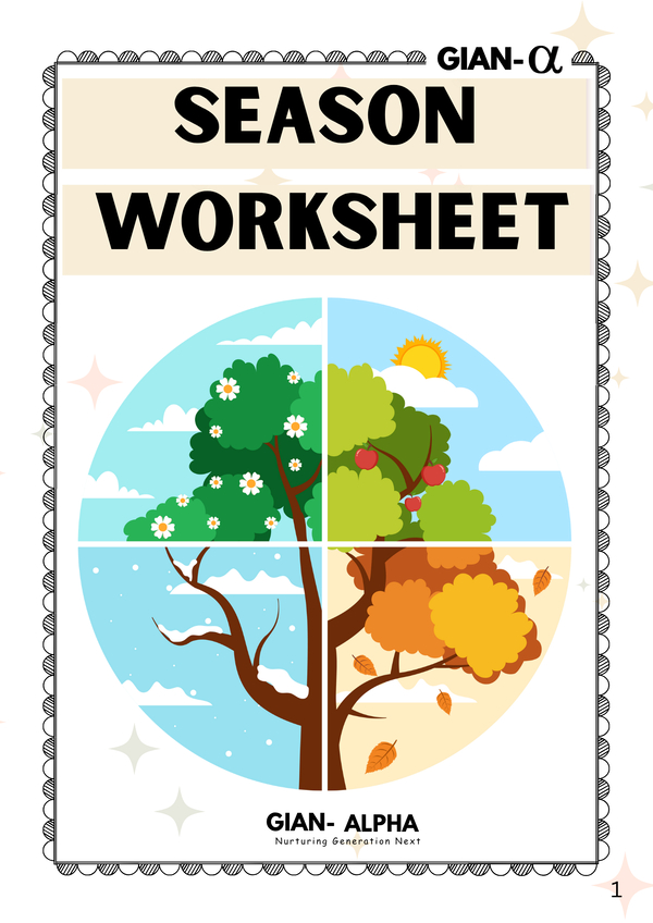 Seasons worksheet
