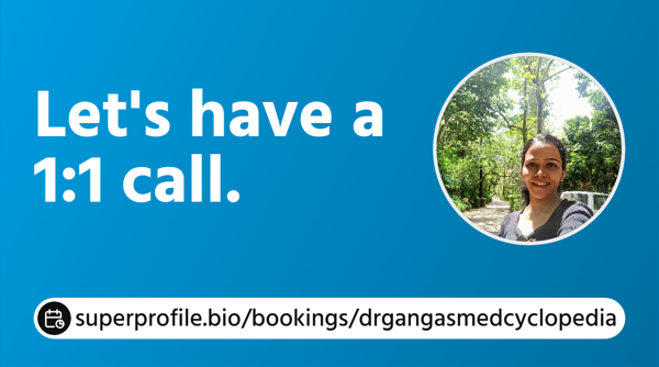 Book a 1:1 session with Dr Ganga RG